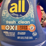 all Fresh Clean Oxi plus Odor Lifter Liquid Laundry Detergent, 250 fl ...