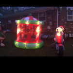 Gemmy Animated Airblown Inflatable Giant Christmas Carousel | BJ's ...