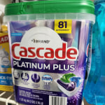 Cascade Platinum Plus Dishwasher Detergent Action Packs | BJ's ...