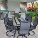 Berkley Jensen Rowley 9-Pc. Dining Set, Slate Blue | BJ's Wholesale Club