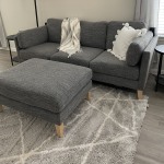 World market graphite woven noelle sofa store