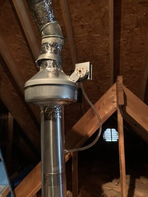 DBF4XL - Fantech DBF4XL - DBF4XL Duct Booster Fan (Metal) w/ Cord