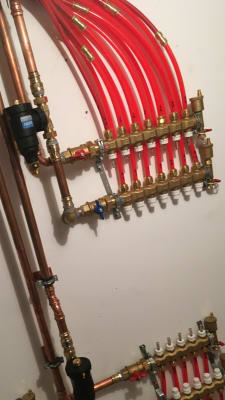 6686G5S1A-INVERTED - Caleffi 6686G5S1A-INVERTED - 1" TwistFlow Manifold ...