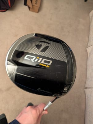 New and Used TaylorMade Qi10 MAX Driver 12 Degree Golf Club New and Used TaylorMade Qi10 MAX Driver 12 Degree Golf Club