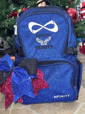 nfinity glitter cheer backpack