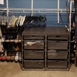Graphite 4-Tier Metal Shoe Rack | The Container Store