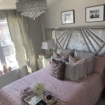 Kiera Queen Upholstered Gem Bed - Midnight | Value City Furniture