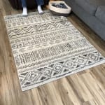 Emory Stone Graphite Area Rug by Loloi Rugs | HOM Furniture