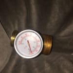 5003-C3-G - Taco 5003-C3-G - 3/4" Sweat Union 5003 Mixing Valve w/ Gauge (Low Lead)