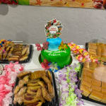 Wellsley Farms Two-Tiered Round Gold Cake, Serves 30 | BJ's Wholesale Club