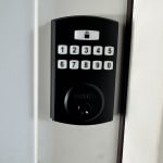 Brinks Electronic Keypad Deadbolt with PRO-GUARD™, Transitional