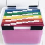 Weathertight File Box | The Container Store