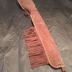 Triple K 927 Fringed Rifle Sleeve 53 Leather Walnut Oil