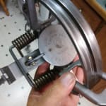 Duke #3 Offset Jaw Coil Spring Trap Steel Silver