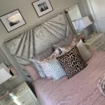 Kiera Queen Upholstered Gem Bed - Midnight | Value City Furniture