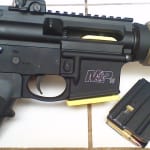 Boonie Packer Safety Mag Well Bolt Block AR-15 Yellow