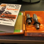 Lyman Deluxe 3-Die Set Carbide Expander Button 22-250 Remington