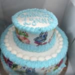 Wellsley Farms Two-Tiered Round Gold Cake, Serves 30 | BJ's Wholesale Club