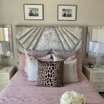 Kiera Queen Upholstered Gem Bed - Midnight | Value City Furniture