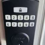 Brinks Electronic Keypad Deadbolt with PRO-GUARD™, Transitional