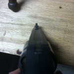 HIVIZ Front Sight Ruger LCR Steel Fiber Optic Red