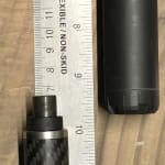 SilencerCo Delta .250 Thread Spacer 1/2-28 Steel Matte